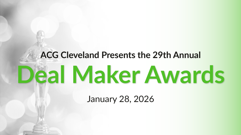 ACG Cleveland Presents the 29th Annual Deal Maker Awards | ACG Cleveland
